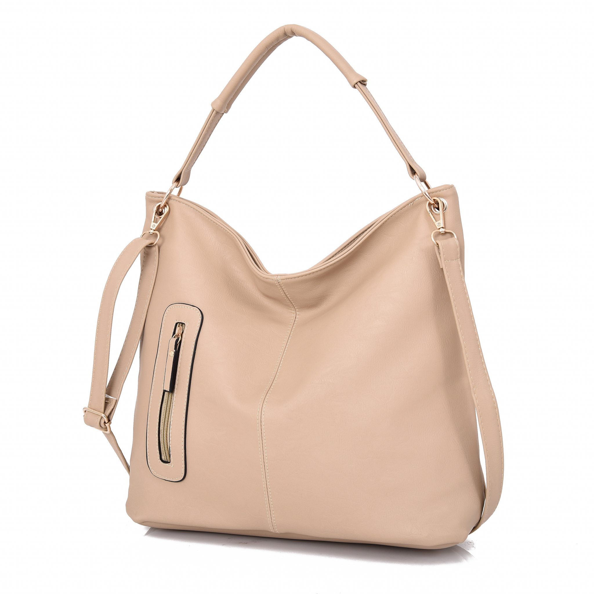 Nattie Side Zip Slouch Bag - JC Unique