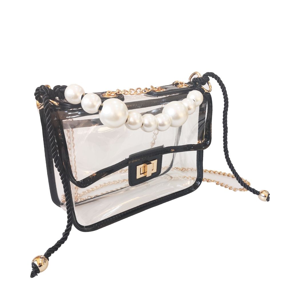 Transparent Turnlock Crossbody Bag - JC Unique